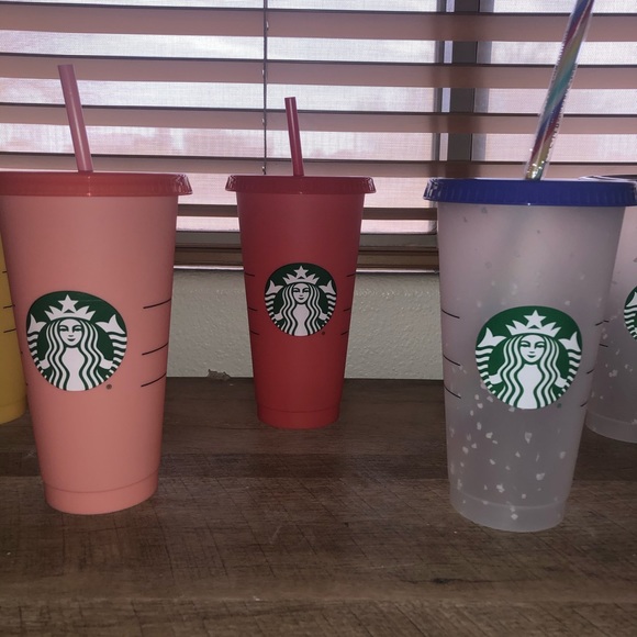 Starbucks | Dining | Red Starbucks Color Changing Cup 220 | Poshmark